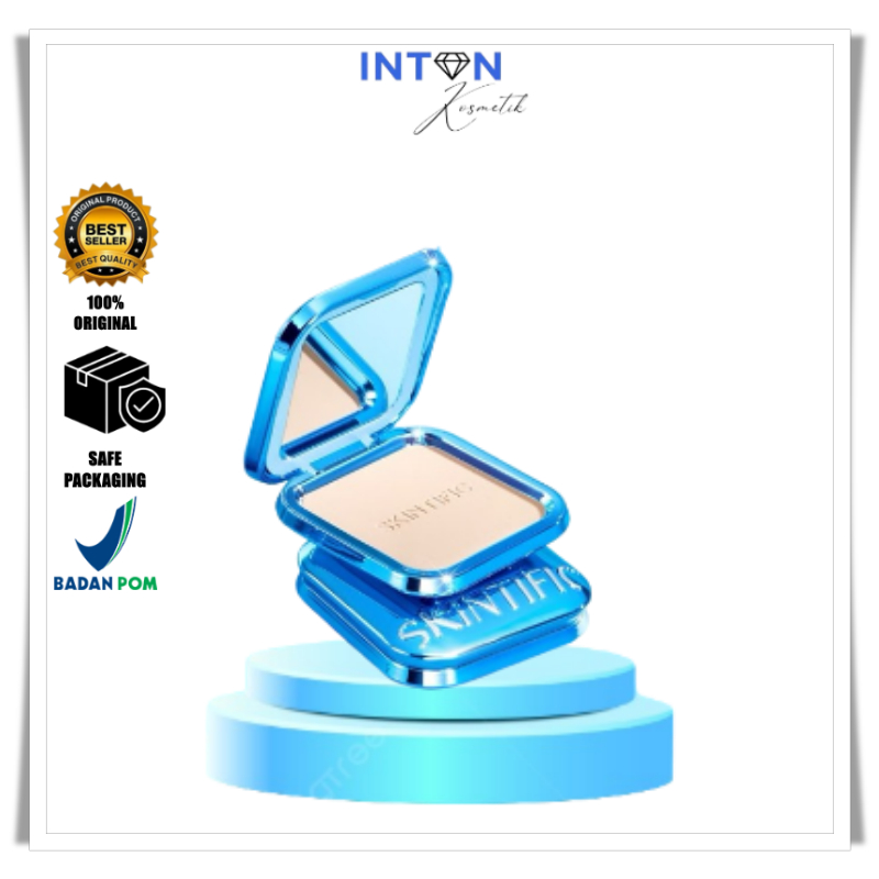 Jual SKINTIFIC ULTRA COVER POWDER FOUNDATION 9g | Two Way Cake Pressed ...