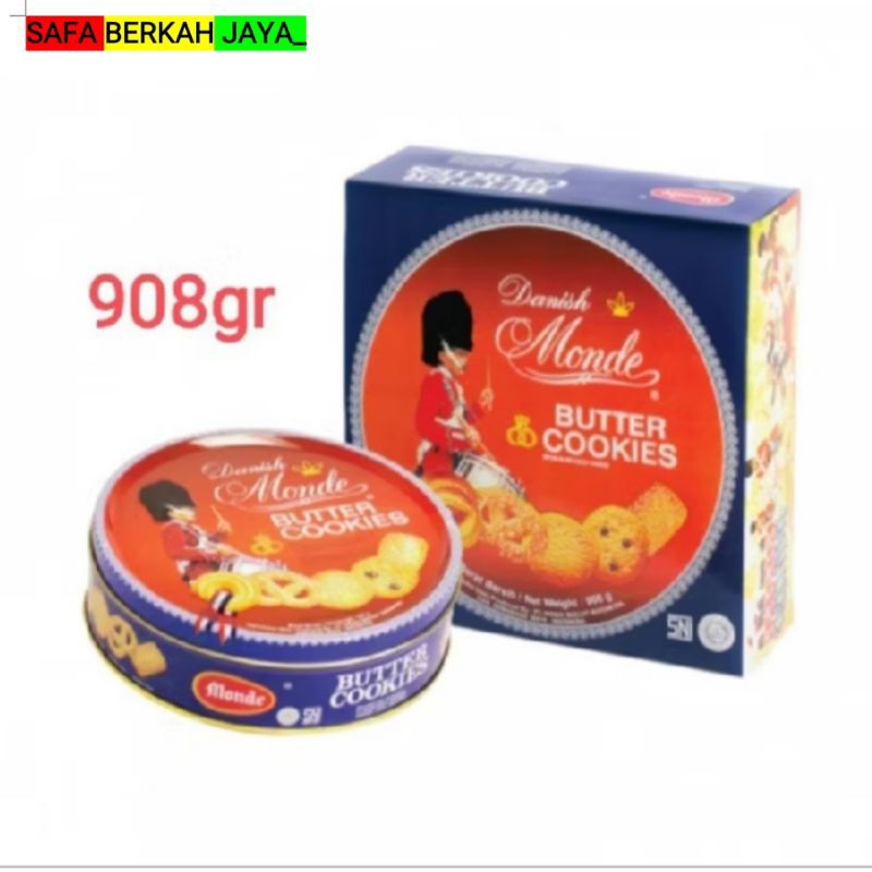 Jual Monde Butter Cookies 908g/biskuit kaleng | Shopee Indonesia