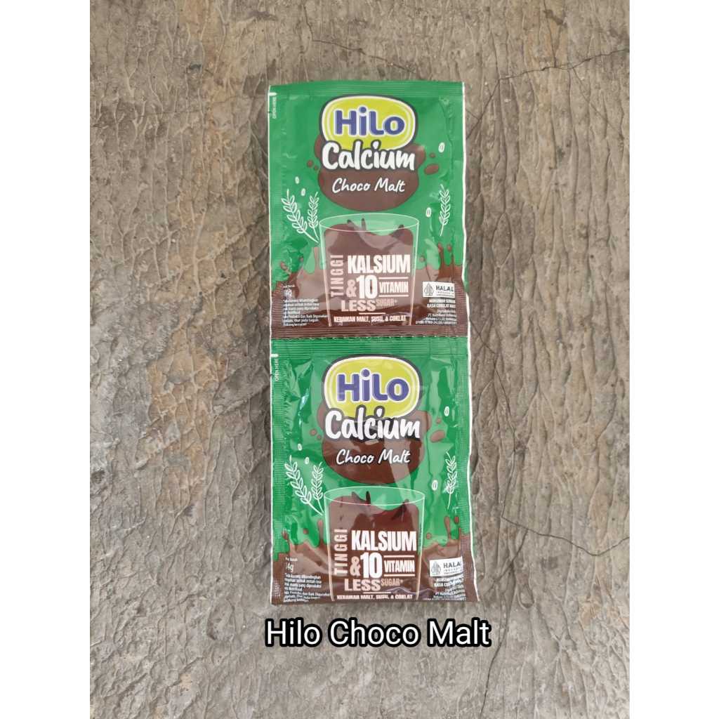 Jual HiLo Choco Malt Hi Calcium 10 Sch – Malt Cokelat Susu Berenergi ...