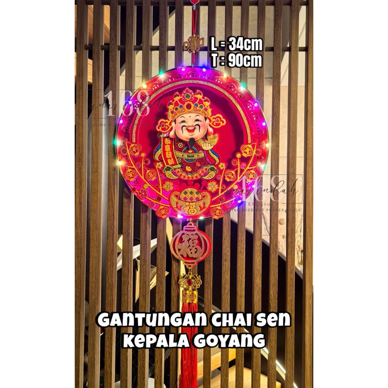 Jual GANTUNGAN IMLEK CHAI SEN KEPALA GOYANG / HIASAN IMLEK CHAI SEN ...