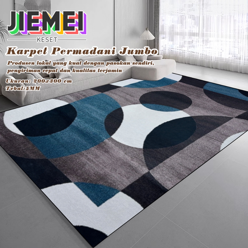 Jual JIEMEI Karpet Permadani JUMBO Size 200x300cm Modern / motif ...