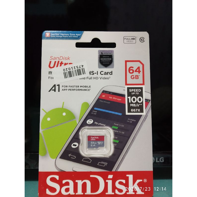Jual Sandisk Micro SD 64 GB | Shopee Indonesia