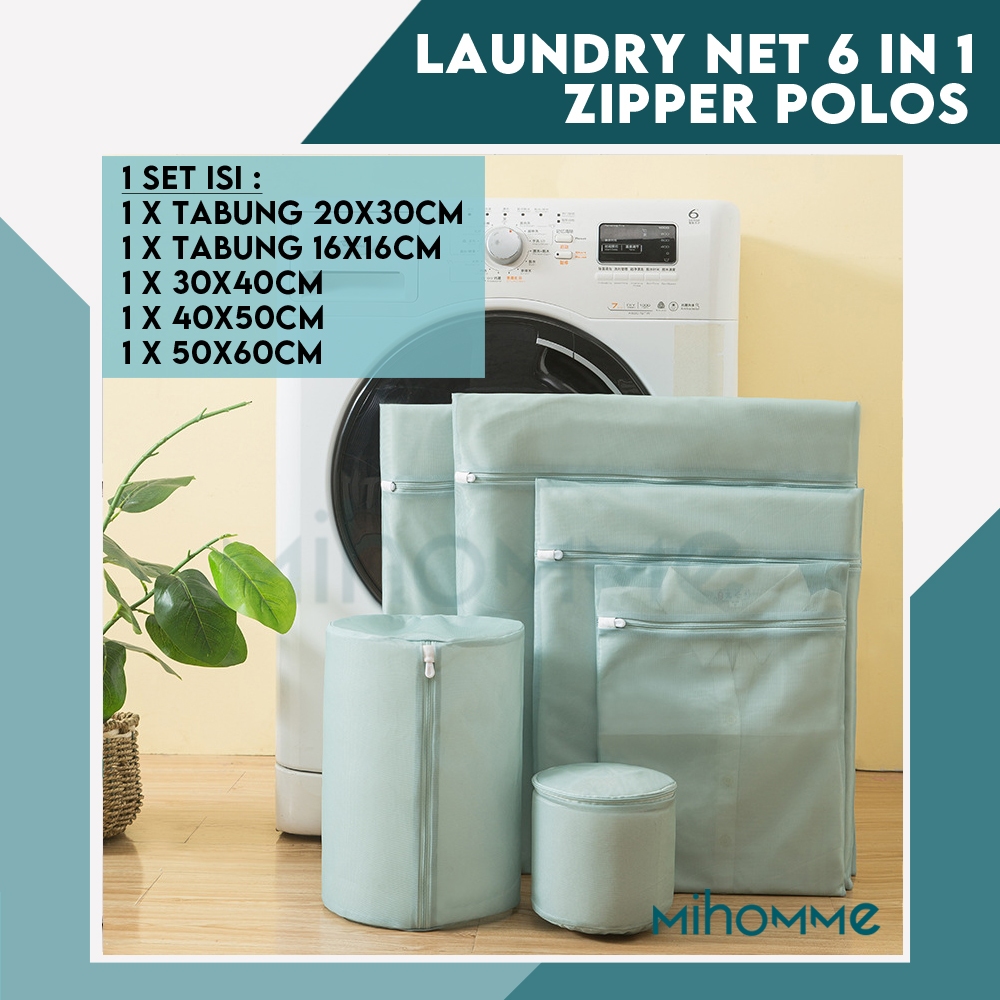 Jual Laundry Net Kantong Jaring Pakaian Mesin Cuci Washing Bag Zipper ...