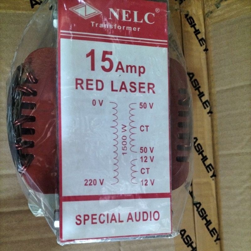 Jual TRAFO KOTAK 15 AMPER RED LASER TRAFO IE NELC CT 32V 40V 45V 50V ...