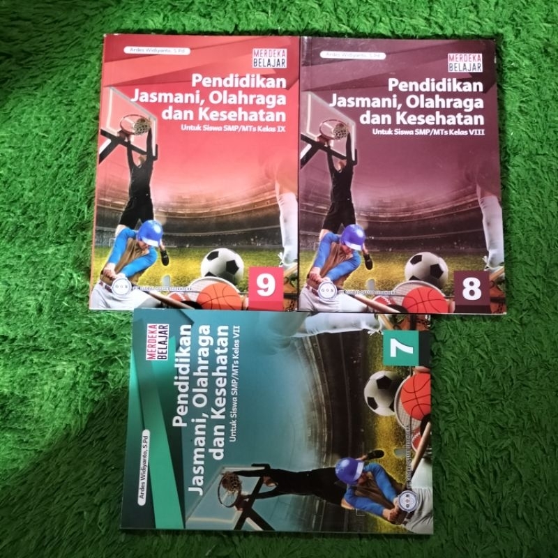 Jual ORIGINAL BUKU PENDIDIKAN JASMANI OLAHRAGA DAN KESEHATAN PJOK KELAS 7 8 9 SMP/MTs KURIKULUM ...