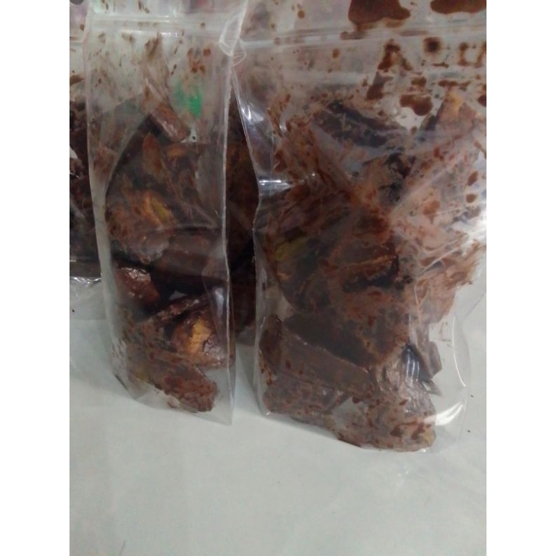 Jual keripik pisang coklat lumer kemasan pouch Keripik renyah keripik ...