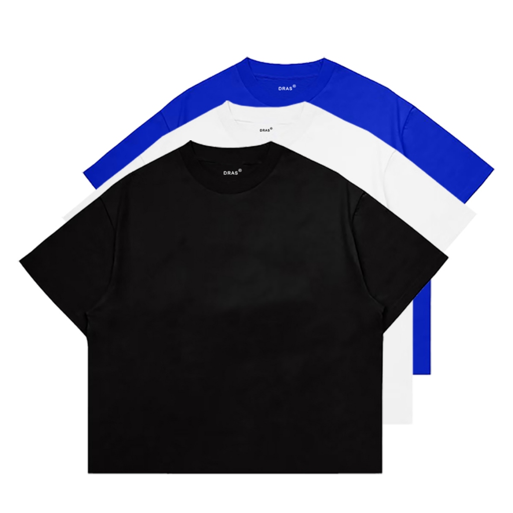 Jual DRAS Tshirt Boxy Fit Oversize Free Gift Baju Kaos Boxy Oversize ...