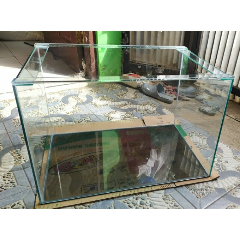 Jual aquarium kaca 60x40x40 aquarium kaca polos | Shopee Indonesia