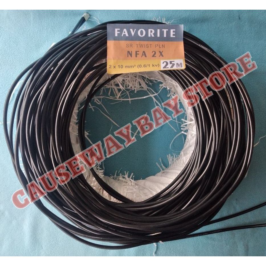 Jual KABEL SR / TWIST / NFA 2X 2 X 10 X 25M FAVORITE | Shopee Indonesia