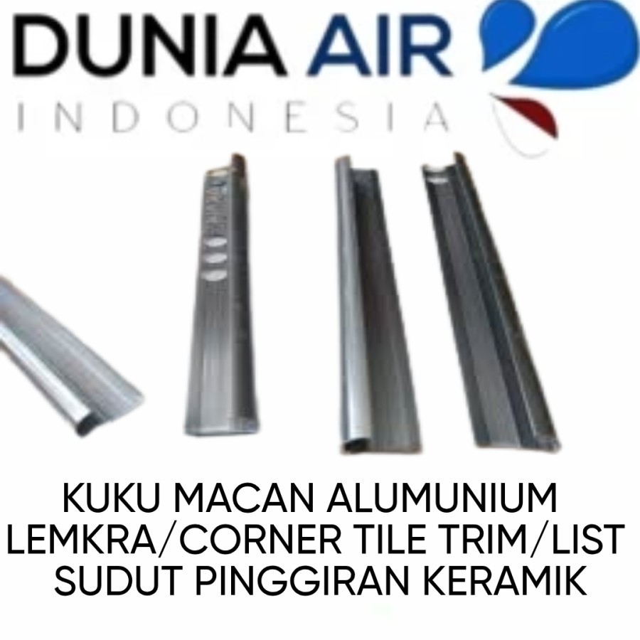 Jual KUKU MACAN ALUMUNIUM //CORNER TILE TRIM //LIST SUDUT PINGGIRAN ...