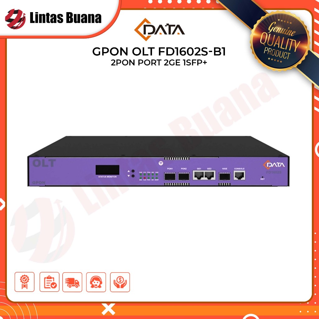 Jual C-DATA GPON OLT FD1602S-B1 2 PON port 2GE 1SFP+ cdata FD1602S 2port GPON | Shopee Indonesia