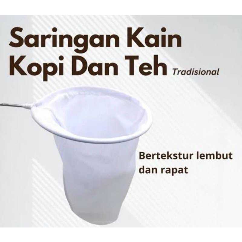 Jual Saringan / Penyaring Kain Ampas Teh Kopi Tradisional | Shopee ...