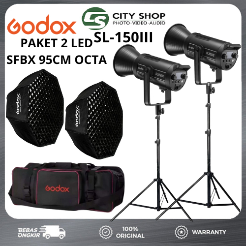 Jual Godox SL-150III, SL150III, SL 150 III, Paket Lampu Lighting Studio ...