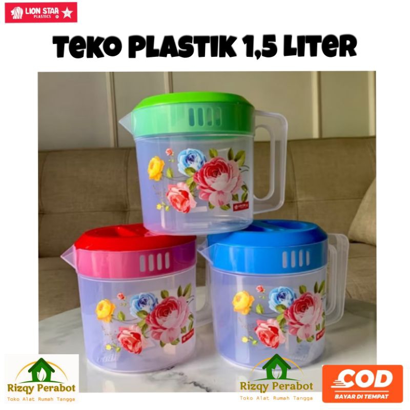 Jual Lion Star Teko Kecil / Water Jug Mini Transparant 1.5 Liter | Shopee Indonesia