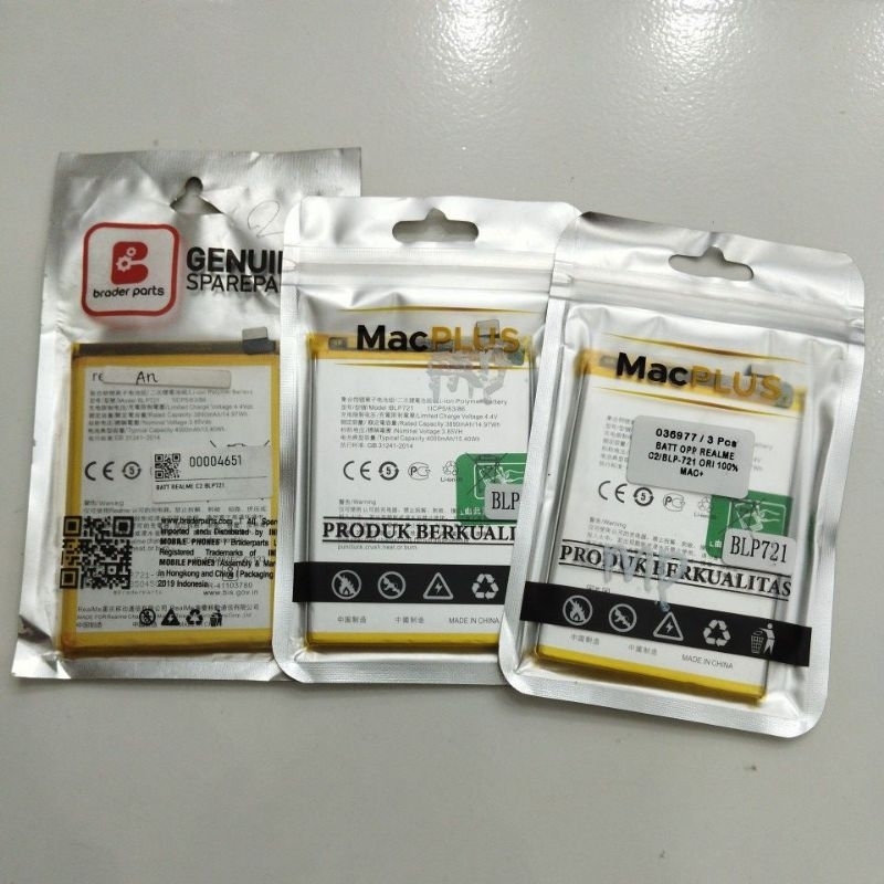 Jual BATERAI FOR REALME C2 ( BLP-721 ) | Shopee Indonesia
