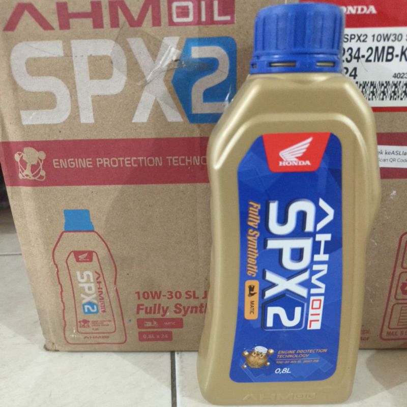 Jual Oli Spx2 0.8L / 800ML 1 BOTOL ENGINE PROTECTION TECHNOLOGY 10W-30 API SL | Shopee Indonesia