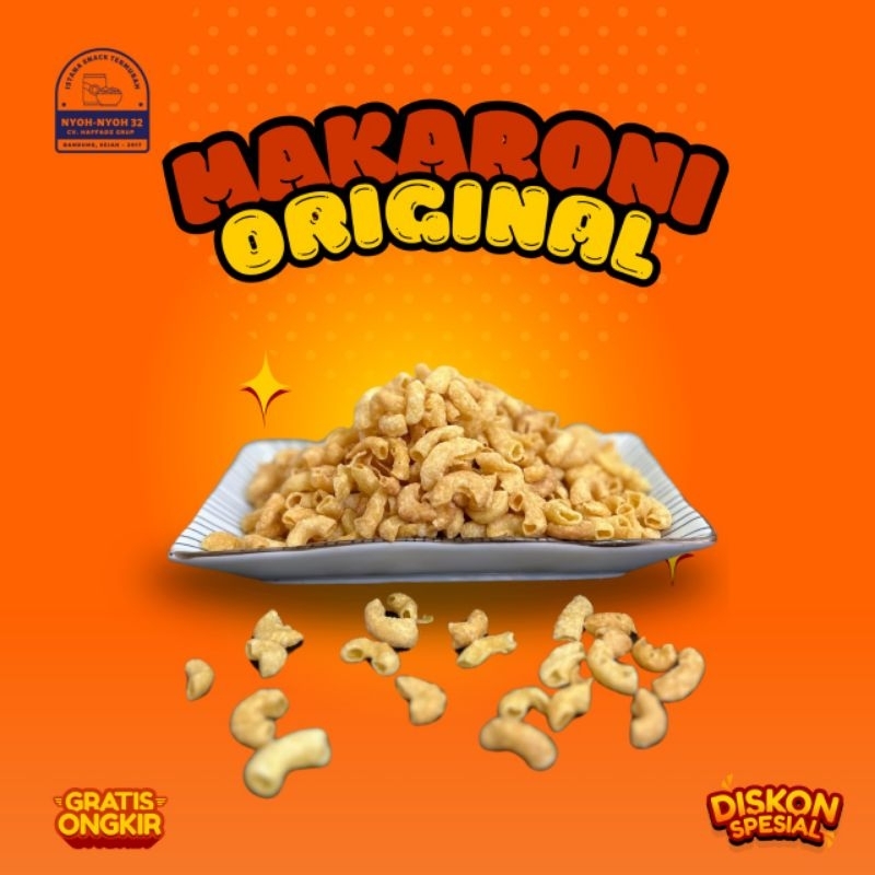 Jual Makaroni Original Gurih 250gr - Renyah, Nikmat, dan Pas untuk ...