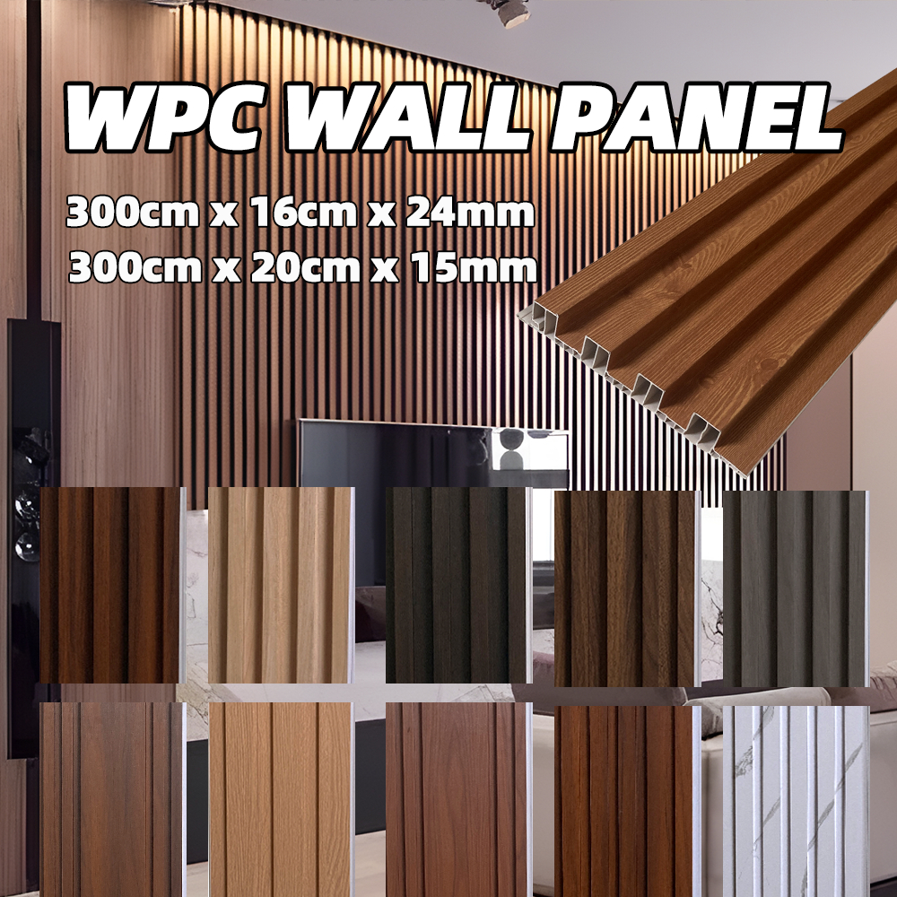 Jual 300cm 3 Meter | Wpc Wall Panel | Wpc Wall Panel | Upvc Wall Panel / Wpc Wood Panel/3d Wood ...