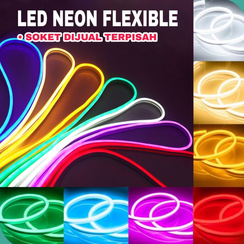 Jual Lampu LED Neon Flex 220V Selang Lampu Neon Sign per meter | Shopee ...
