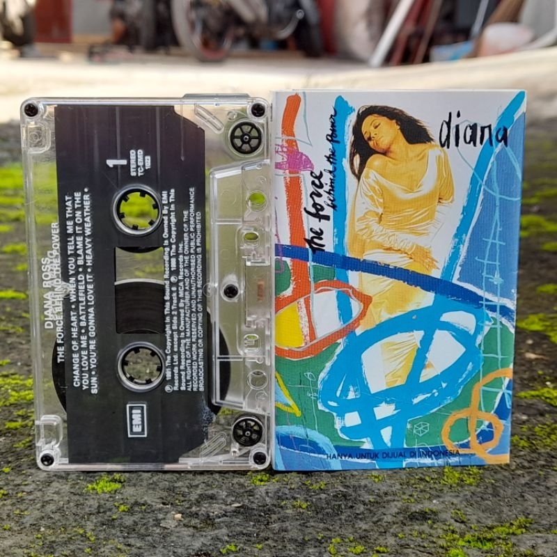 Jual Kaset Diana Ross The Force Behind the Power (1991) Original EMI ...