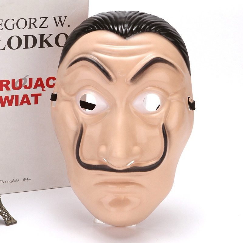 Jual Topeng money heist pencuri/topeng halloween perampok | Shopee ...