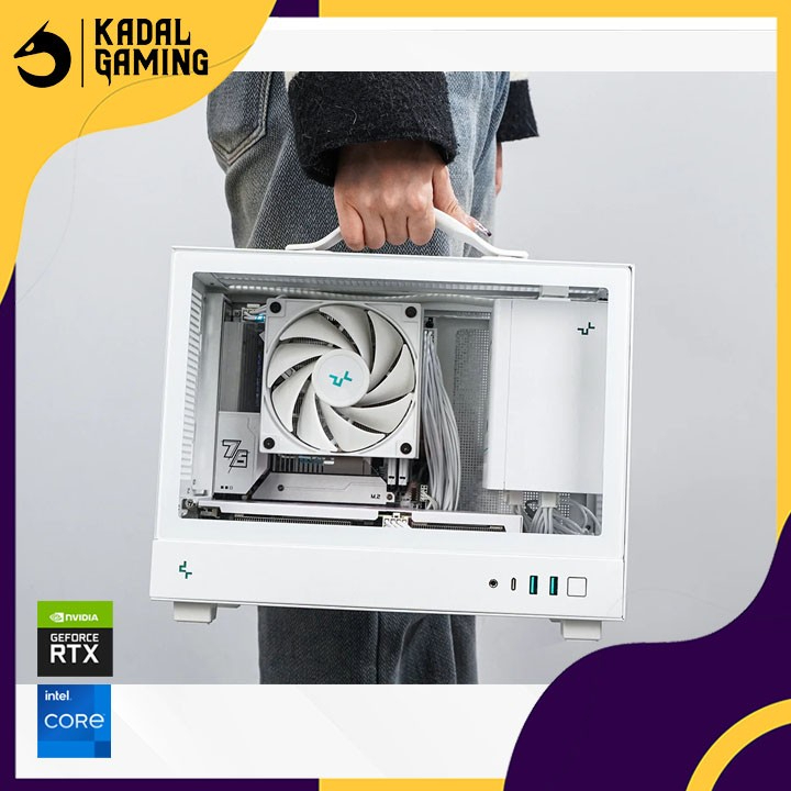 Jual PC GAMING EDITING ITX INTEL CORE I5 12400F VGA NVIDIA RTX 4060 8GB WHITE RAM 32GB D5 SSD ...