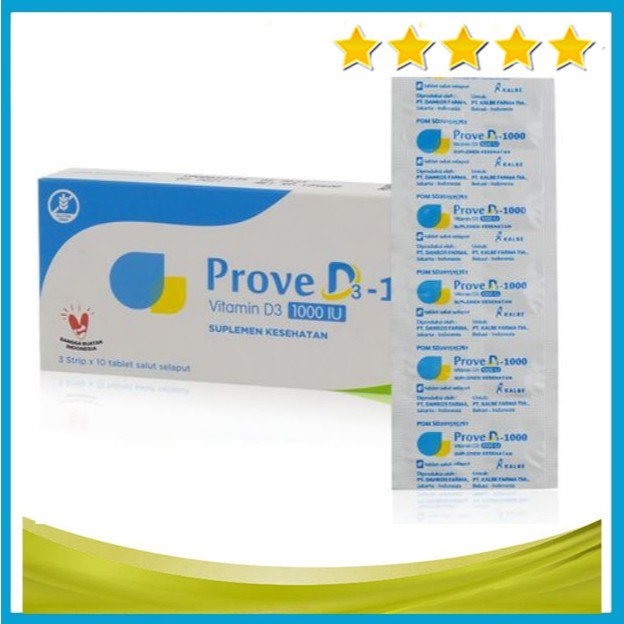 Jual PROVE D3-1000 IU 10 TABLET | Shopee Indonesia