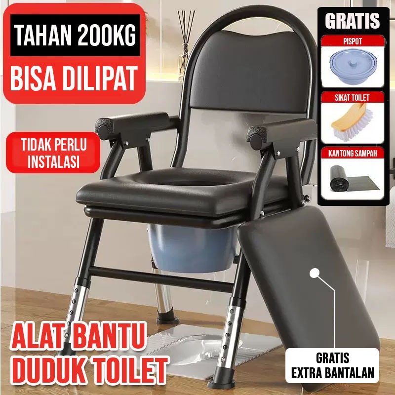 Jual Alat Bantu Duduk Kursi Toilet Jongkok Bahan Stainless Steel GRATIS ...