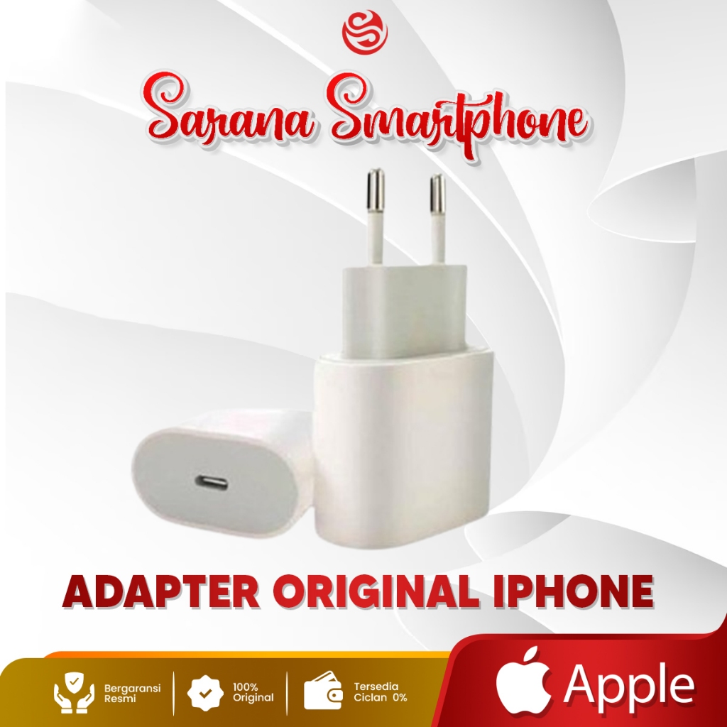 Jual Adapter Charger iphone Original | Shopee Indonesia