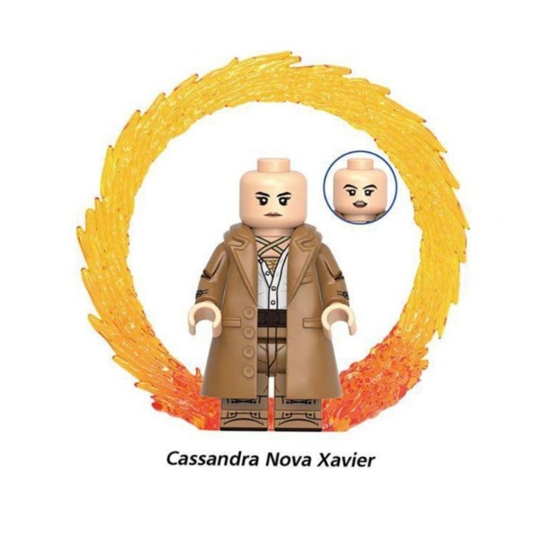Jual Mini Action Figure Cassandra Nova Musuh Deadpool Wolverine Brick ...