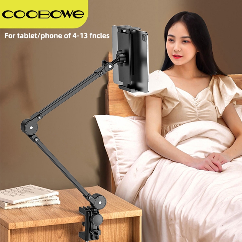 Jual COOBOWE Holder hp jepit meja phone holder Arm Stand tripod Stand ...