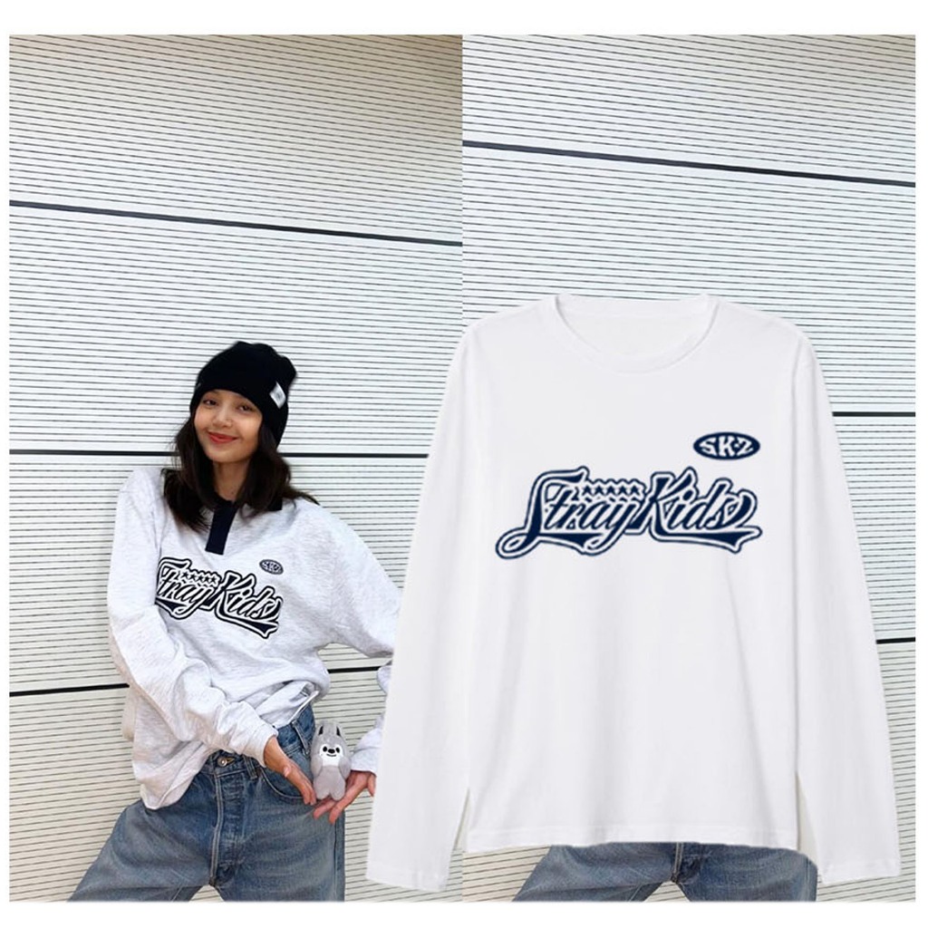 Jual KAOS KPOP BP LISA FEAT SKZ SABLON STRAYKID DEPAN SKZ | Shopee ...