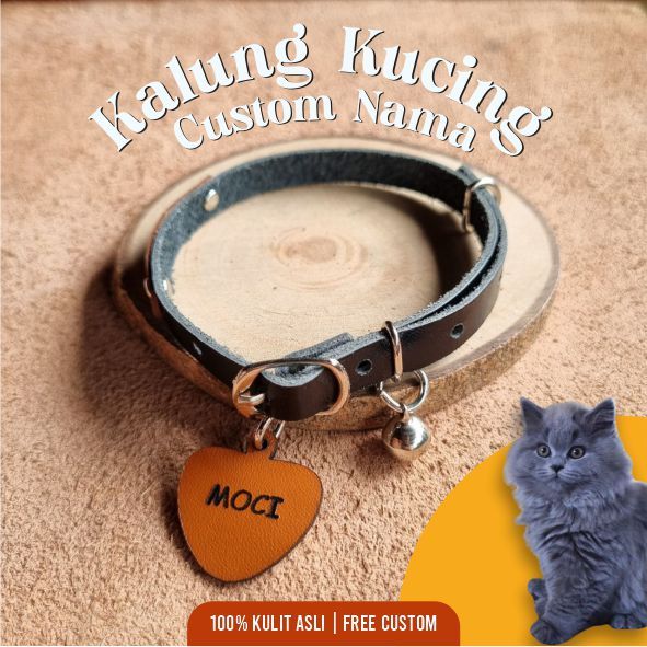 Jual Kalung Kucing Custom Nama Desain Aesthetic Harga Murah untuk ...