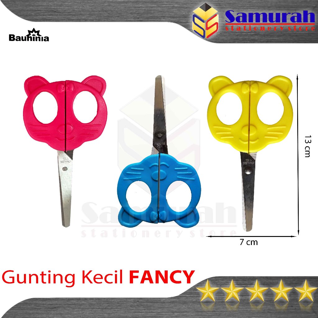 Jual Gunting Fancy Anak TK 5 inch / Small Cute Scissors 5" / Pemotong ...
