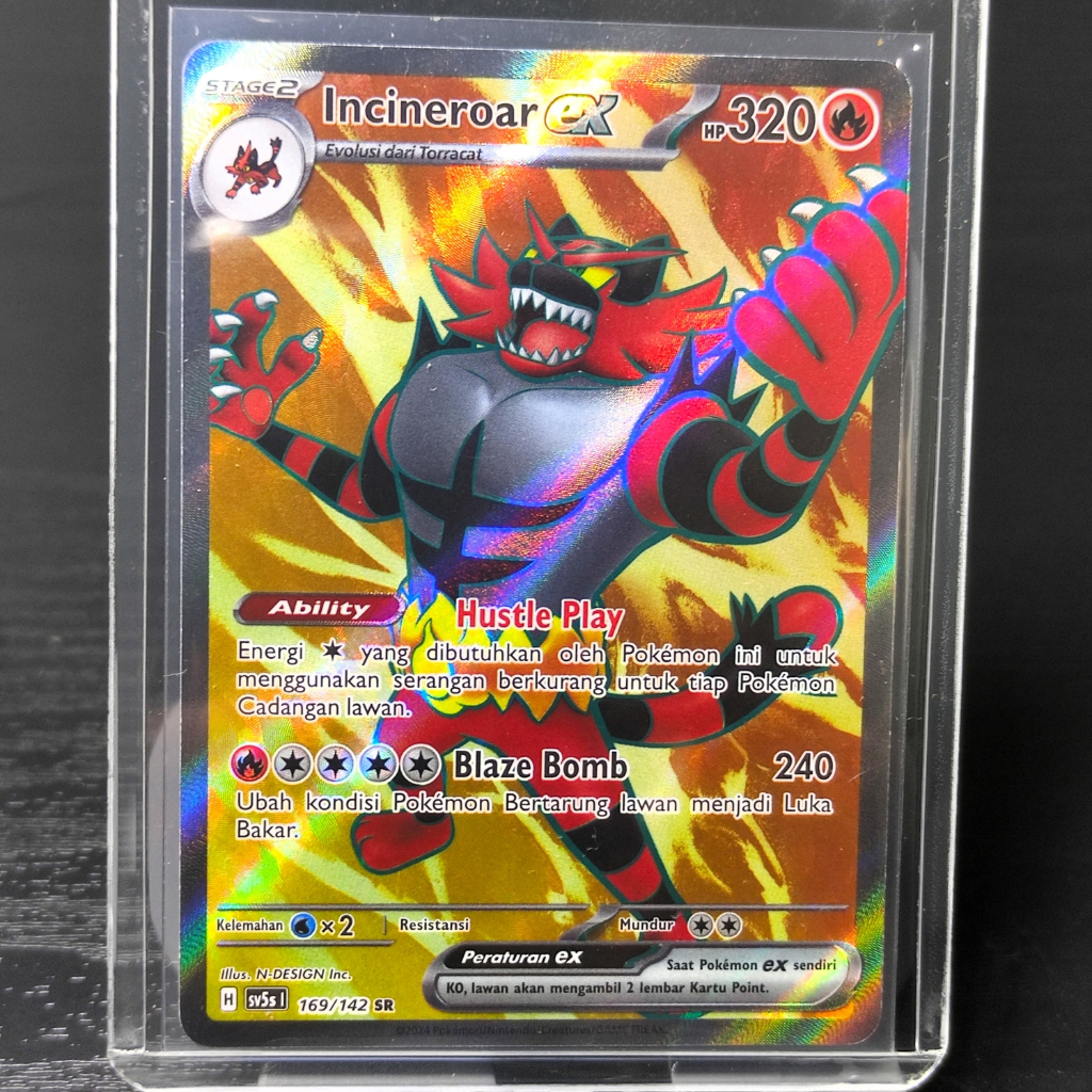 Jual Incineroar EX SR sv5s Super Rare Kartu Pokemon TCG Indonesia ...