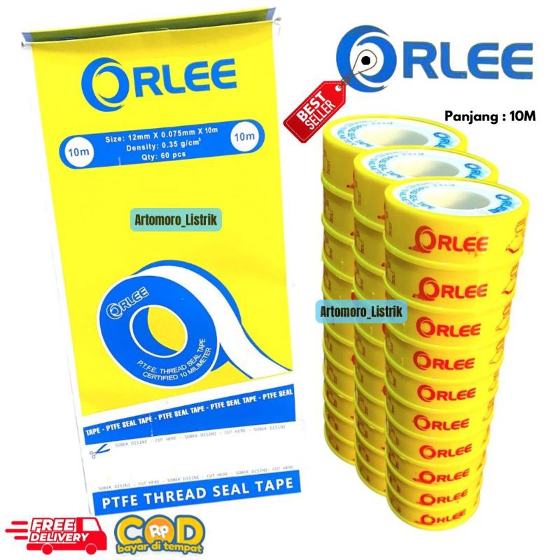 Jual Seal Tape Putih Orlee 10M Sealtape | Shopee Indonesia