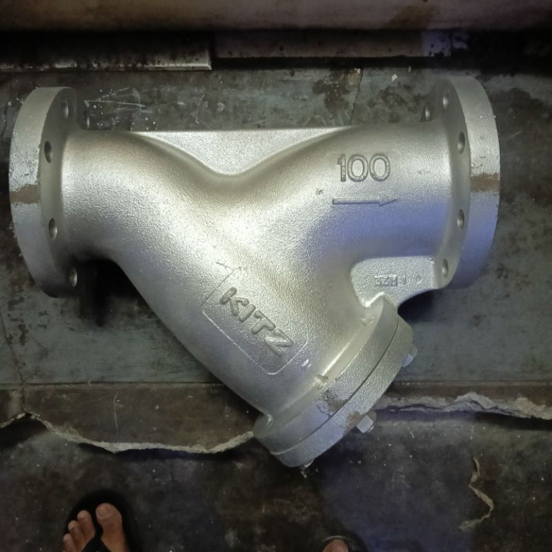 Jual y strainer saringan valve kitz 3" inchi DN 80 flange Jis 10K cast iron | Shopee Indonesia