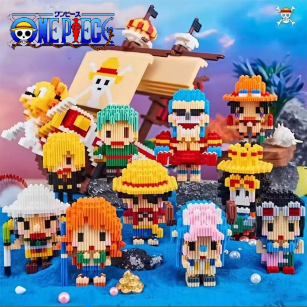 Jual Mainan Edukasi Brick Nano Bricks One Piece Mainan Balok Susun Nano ...