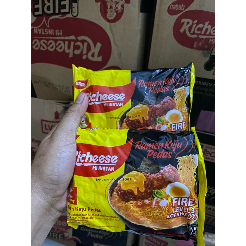 Jual Richeese Mi Instan Goreng Keju 74gr | Shopee Indonesia