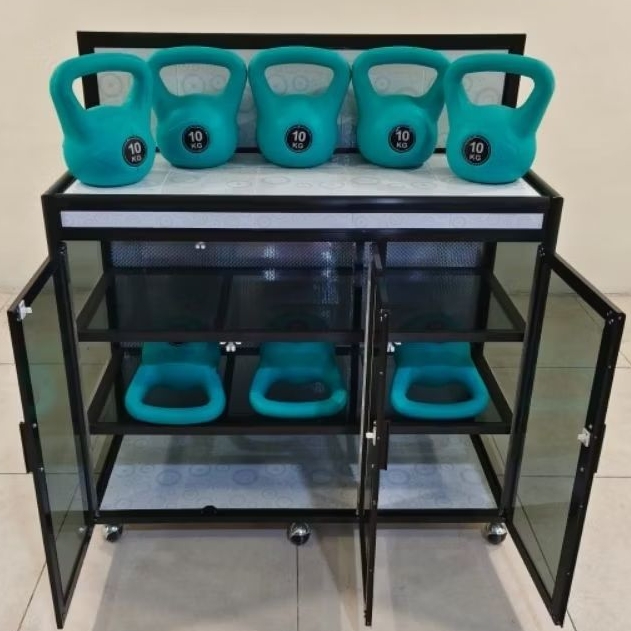 Jual LP454 128X53X90+25 b MEJA KOMPOR GAS ALUMINIUM 20U COKLAT KACA ...