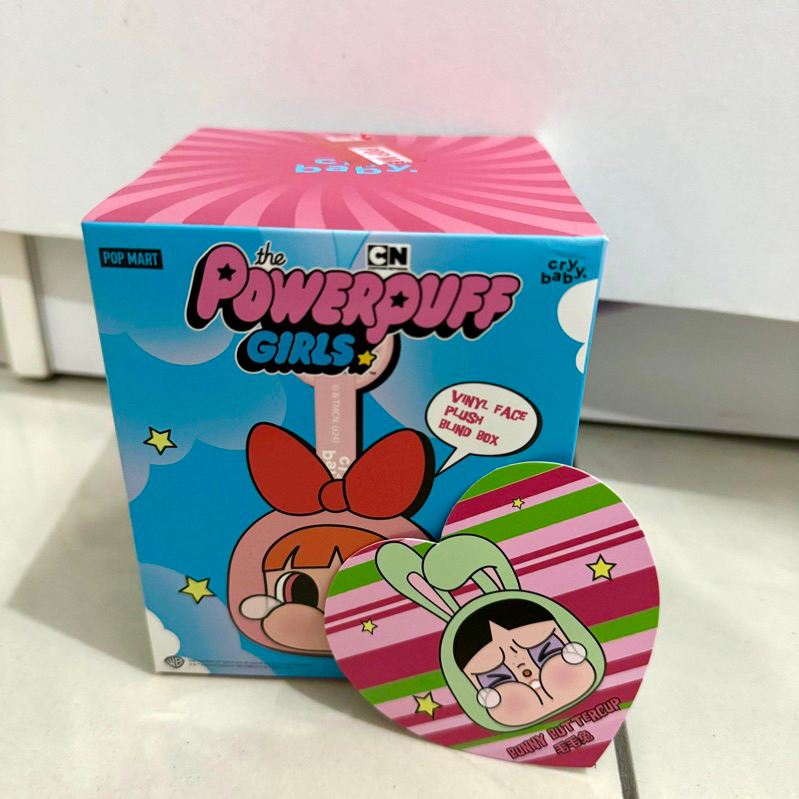 Jual POP MART CRYBABY POWER PUFF GIRL BUNNY BUTTERCUP | Shopee Indonesia