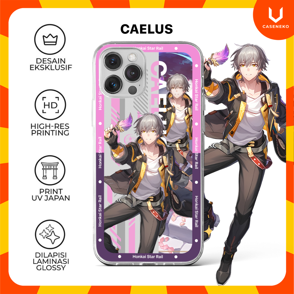 Jual Custom Case Caelus Trailblazers Honkai Star Rail HSR Phone Game ...