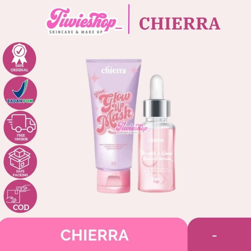 Jual [READY] CHIERRA CLAY MASK PINK GLOW UP MASK BRIGHT - CHIEERA ...