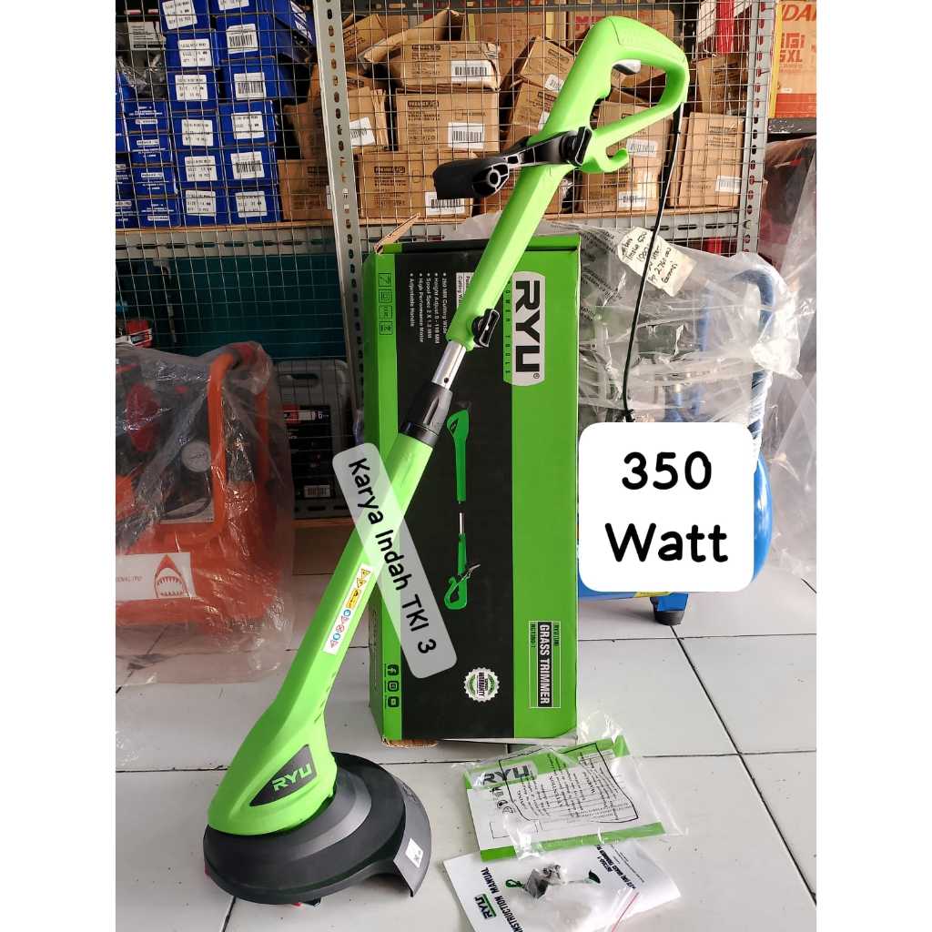Jual Grass Trimmer Electric RYU RGT350 Mesin Potong Rumput Listrik RGT ...