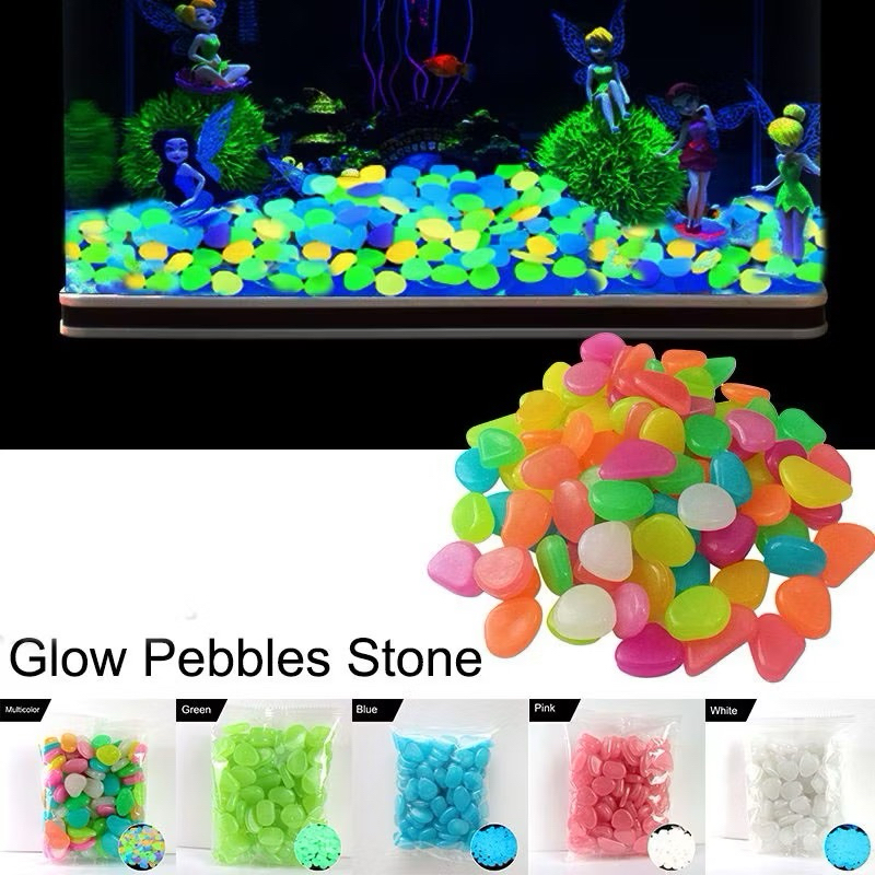 Jual [10 PCS] BATU GLOW IN THE DARK BATU AQUARIUM HIASAN DEKORASI DASAR AKUARIUM ORNAMEN BATUAN ...