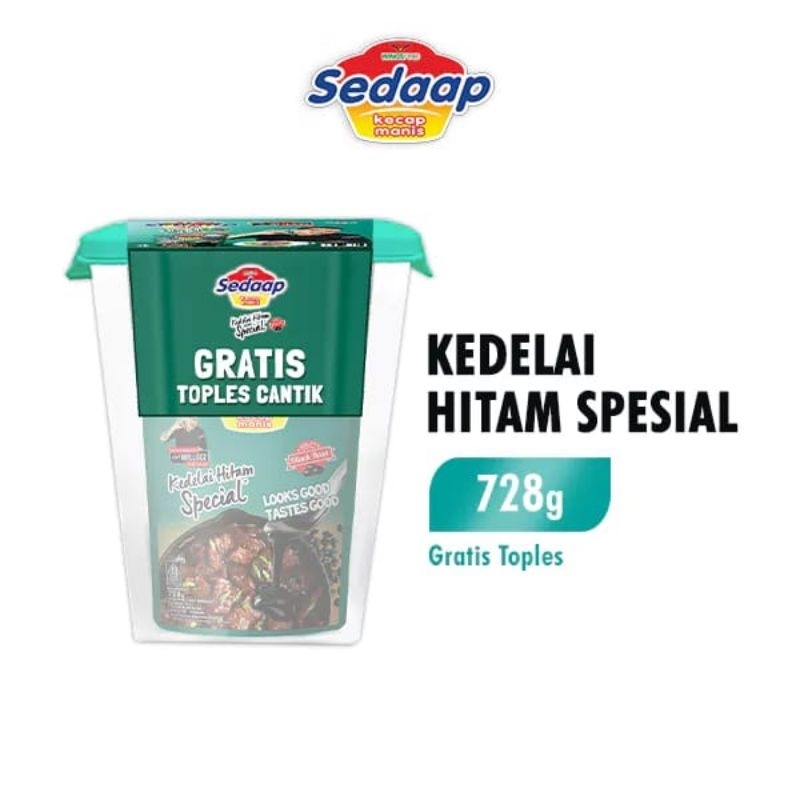 Jual Sedaap Kecap Manis Kedelai Hitam Spesial Pouch 725 g Free Toples ...