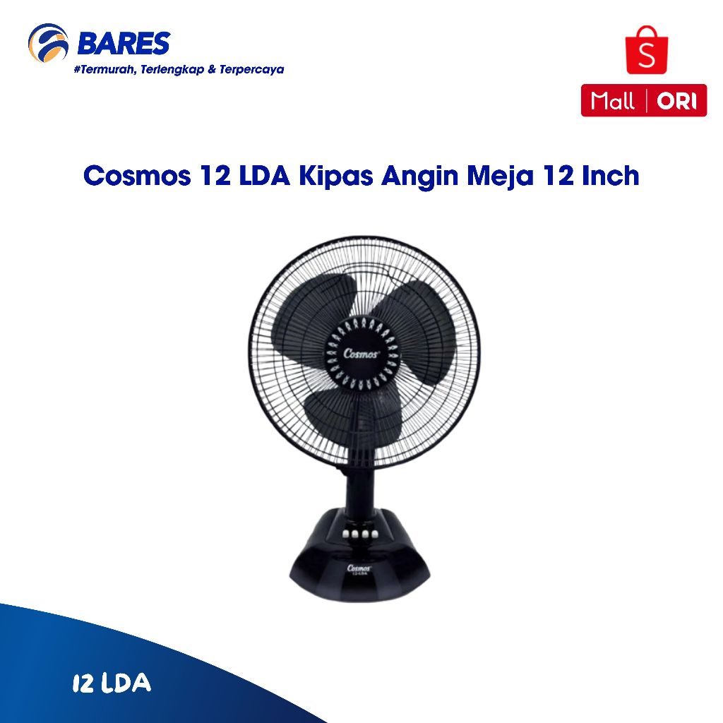 Jual Cosmos 12 LDA Kipas Angin Meja 12 Inch | Shopee Indonesia