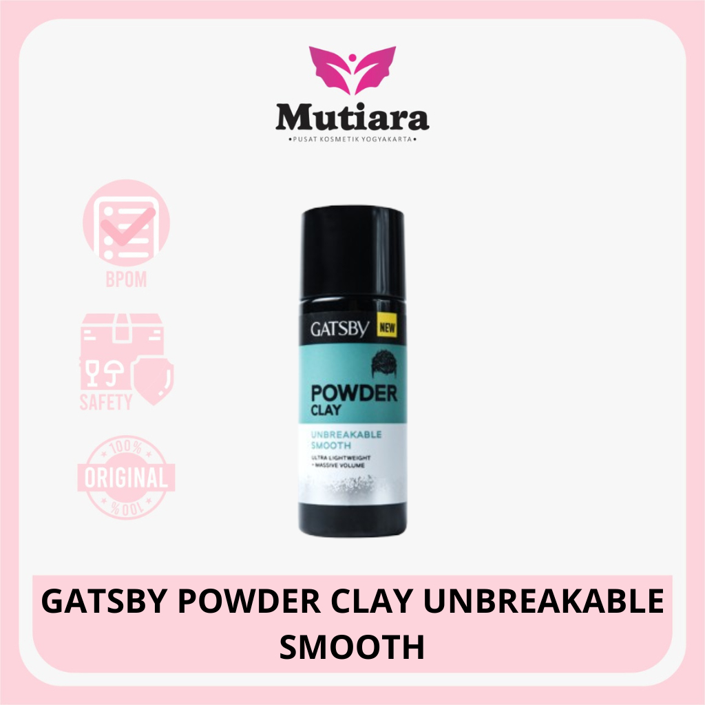 Jual GATSBY POWDER CLAY UNBREAKABLE SMOOTH 20G | Shopee Indonesia