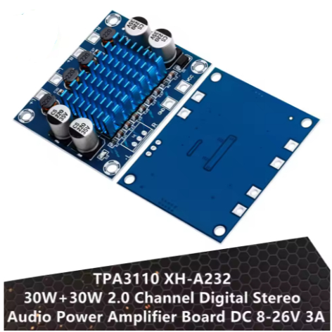 Jual Modul Power mp3 Amplifier Digital Audio Stereo XH-A232 TPA3110 TPA 3110 dual channel 30W ...