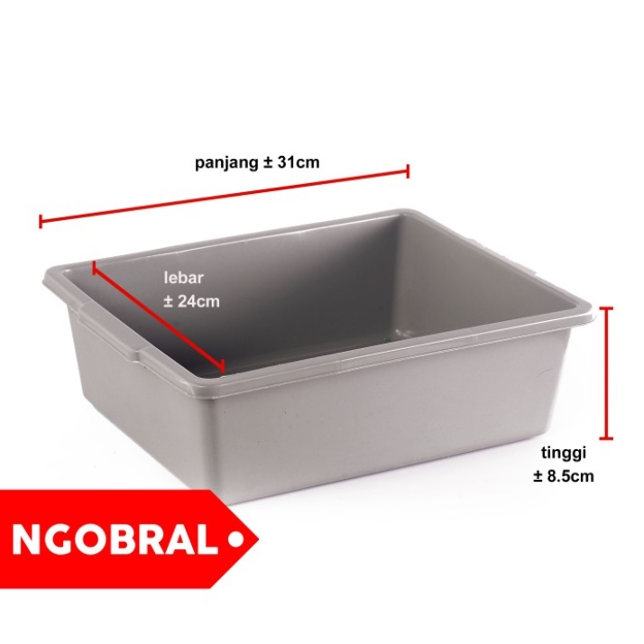 Jual Bak Hidroponik / Bak Pasir Kucing / Bak Segi Hidroponik /Baskom ...